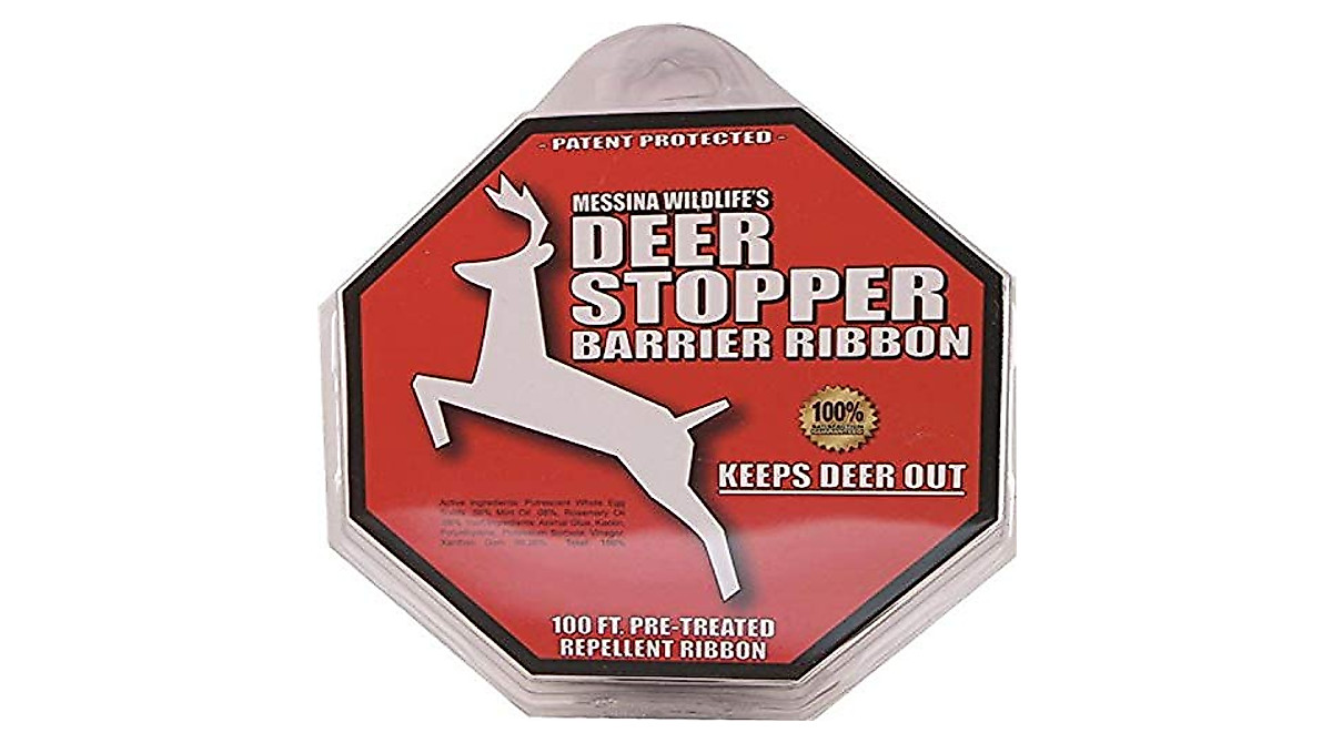 Deer Stopper Barrier Ribbon: Safe, Natural 100ft Repellent