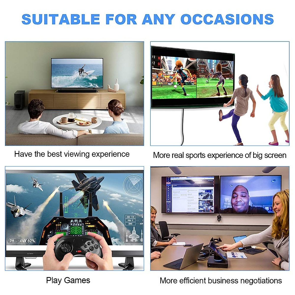 Angusplay 8K HDMI 2.1 Cable 33 ft High Speed 48Gbps Ultra HD Video Cable Support 8K@60Hz, 4K@120hz, HDR10, 3D Compatible with PS5 Xbox RTX 3070 3080 etc(OD:8.5mm)