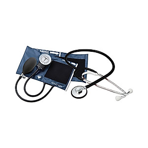 McKesson Aneroid Sphygmomanometer Blood Pressure Combo Kit, Sprague Rappaport Stethoscope, 1 Count
