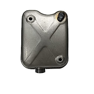 ENGINERUN Exhaust Muffler Assembly Compatible with Robin Subaru EX13 EX17 EX21 EX27 SP170 Replaces OEM Parts 277-34201-01, 276-30101-11, 277-30101-11 278-30101-11