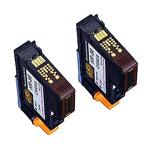 LKB Remanufactured HP88 Printhead C9381A C9382A and 1 Set HP88XL Ink Cartridge with chip Never Used Replacement for HP Officejet (1 Set Printhead and Ink Cartridge)-USA