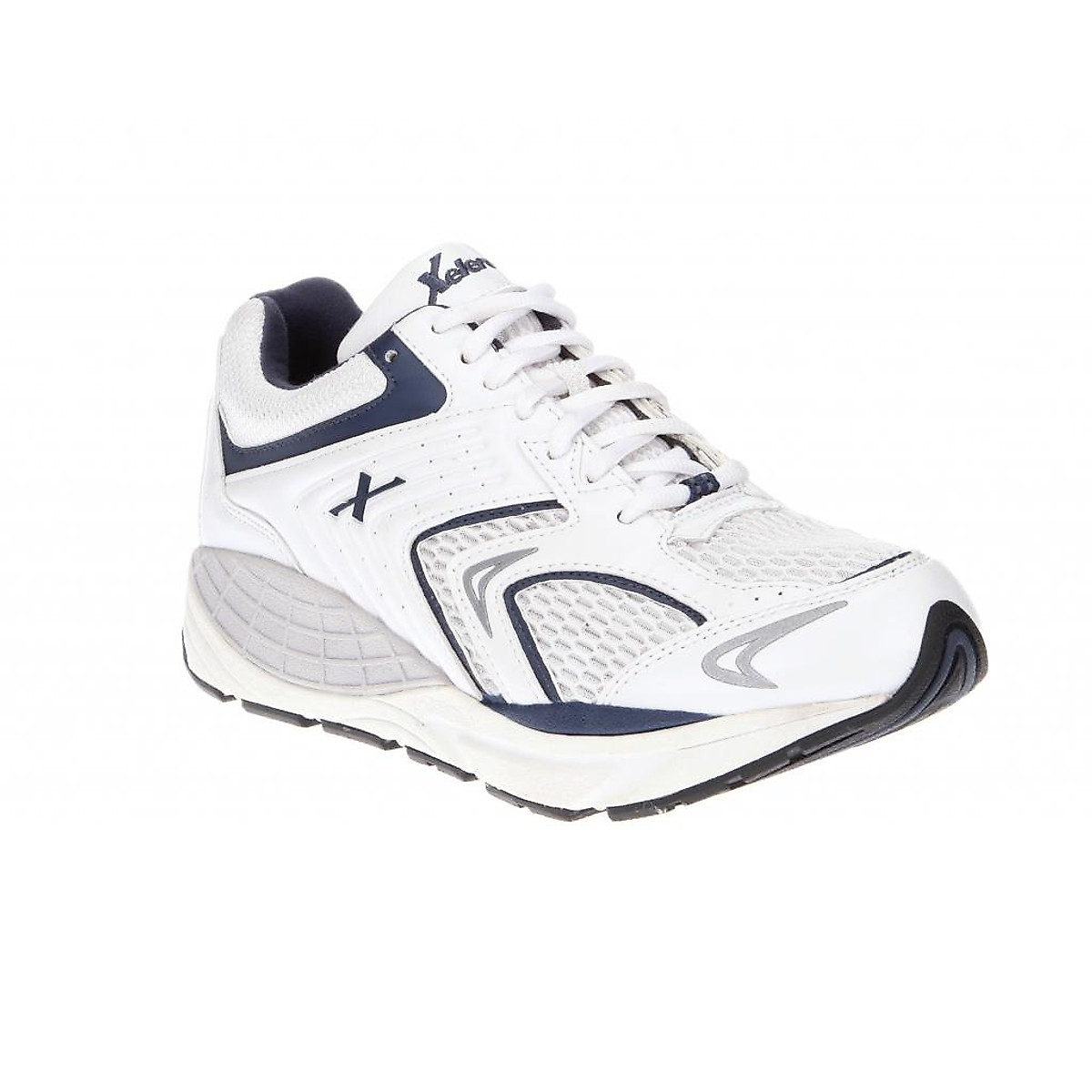 Xelero Matrix - Men's Motion Control Walking Shoe White/navy Mesh - 9 Medium