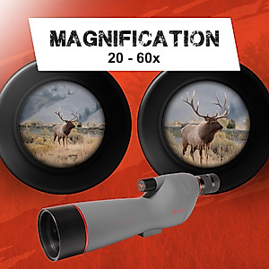 Firefield 20-60x60SE Spotting Scope Kit - Gray