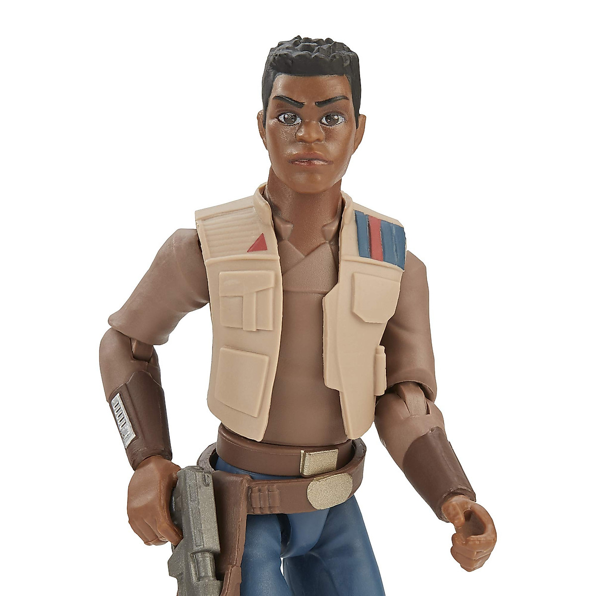STAR WARS Galaxy of Adventures The Rise of Skywalker Finn 5"-Scale Action Figure Toy with Fun Blaster Action Movement