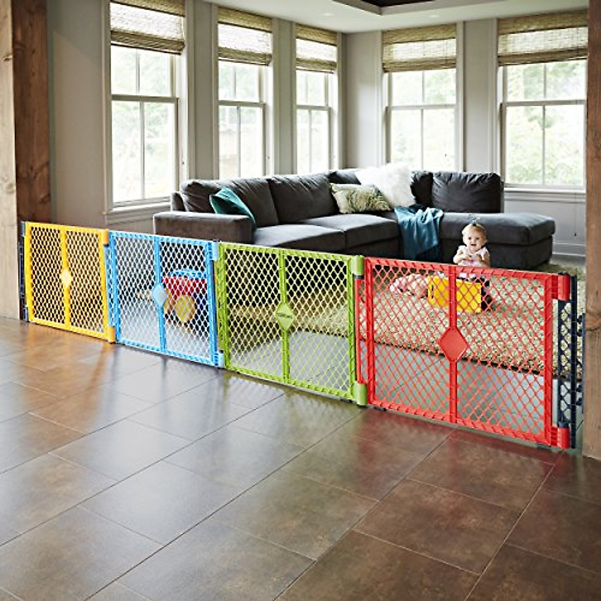 Toddleroo Superyard Wall Mount Kit - Extra Wide Safety Barrier