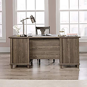 Sauder Hammond Desk, L: 67.56" x W: 29.21" x H: 30.0", Emery Oak Finish