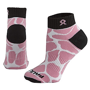 Paul Bryan Pink Ribbon Breast Cancer Awareness Socks (Cotton, Pink)