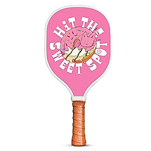 Xenia's Gifts Pickleball Paddle, Pickleball Racket with Ergonomic Designed Non-Slip Grip, Ideal for Beginners, Pros, and Kids (Pink, 2 Paddles)