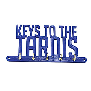 Dr. Who Doctor Who Tardis Key Rack Key Holder Jewelry Organizer 6" x 3" x 3/16"