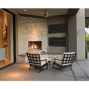 Barrette Outdoor Living 73030581 Boardwalk Decorative Screen Panel, Black