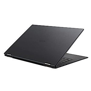 LG gram (2022) Laptop 14T90Q 2-in-1 14" Touchscreen, Intel Evo 12th Gen Core i5, 16GB RAM, 512GB SSD, Windows 11, Black