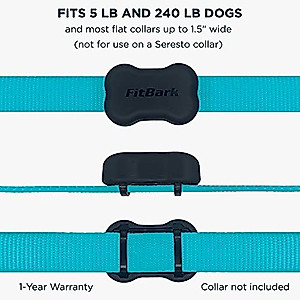 Seresto 8-Month Flea & Tick Prevention Collar for Small Dogs Up to 18 lbs Plus FitBark GPS Dog Tracker | Buy Together and Get Free 1-Year GPS Subscription ($255.33 Value)