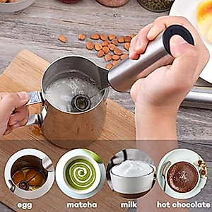 BariatricPal Stainless Steel USB Rechargeable Portable Protein Mixer, Blender, and Whipper
