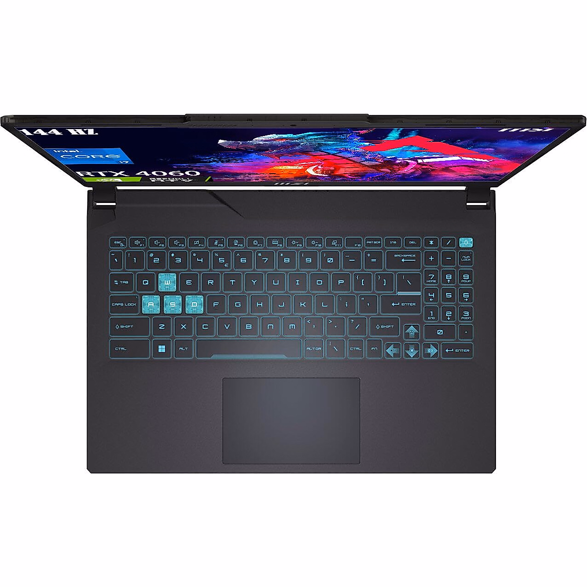 MSI 2023 Cyborg Gaming Laptop, 15.6" FHD 144Hz FHD IPS-Type Display, NVIDIA GeForce RTX 4060,Intel Core i7-12650H, 64GB DDR5, 4TB PCIe SSD, Wi-Fi 6, Windows 11 Home, Backlit Keyboard, Black/OLY