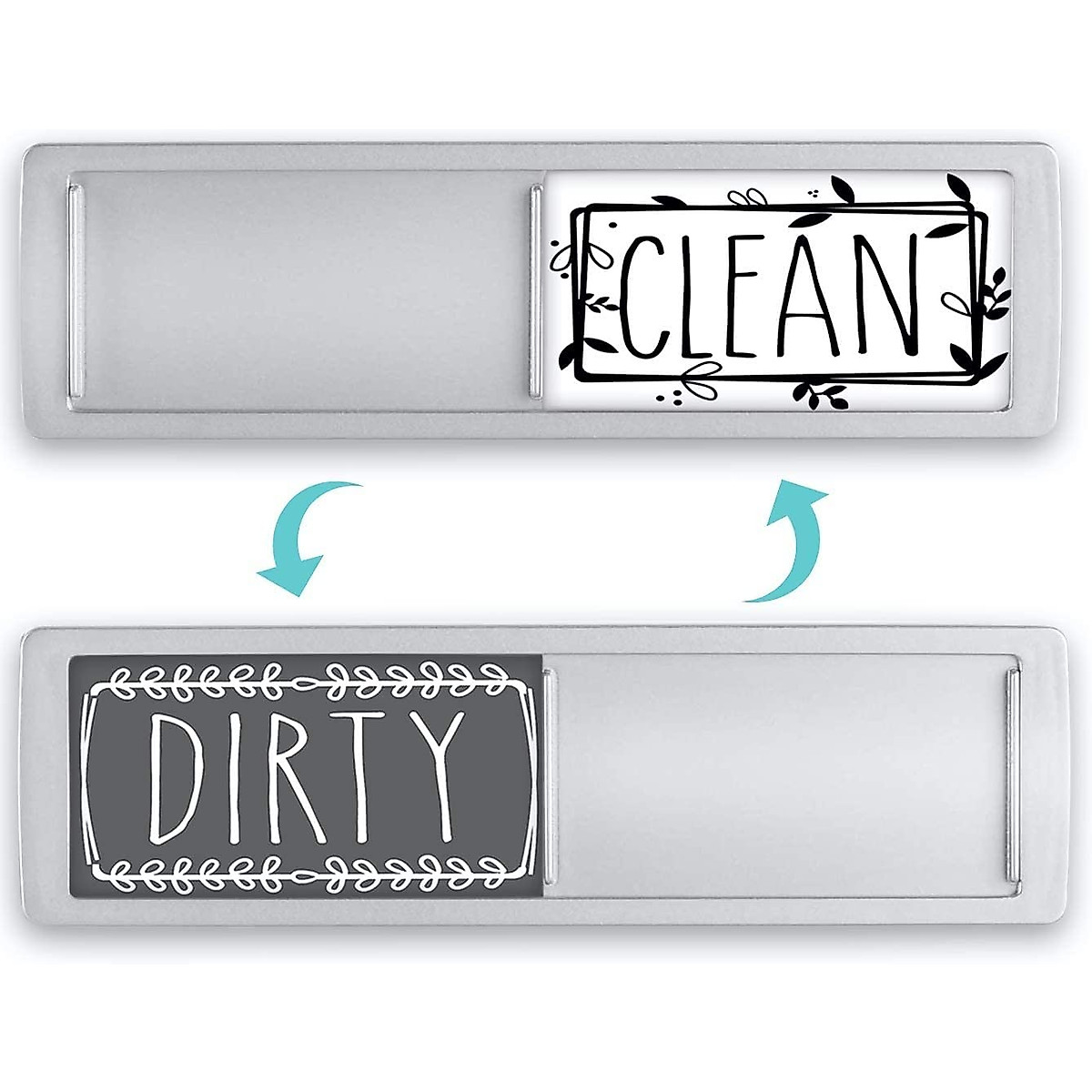 Dishwasher Magnet Clean Dirty Sign, Clean Dirty Magnet for Dishwasher, Dirty Clean Dishwasher Magnet, Dishwasher Clean Dirty Sign, Strong/Non Scratch Farmhouse Rustic Wood Design