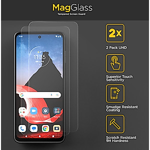 magglass Screen Protector Compatible with ThinkPhone by Motorola - 9H Tempered Glass (2 Pack)
