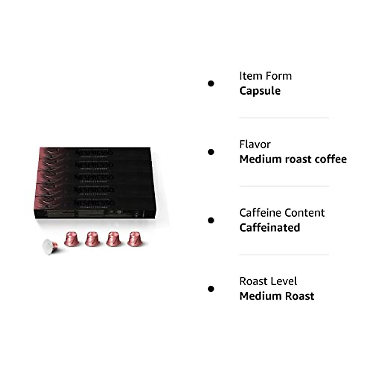 Nespresso Capsules OriginalLine, Colombia Master Origin, Medium Roast Coffee, 50 Count Coffee Pods, Brews 1.35 Ounce (ORIGINAL LINE ONLY)