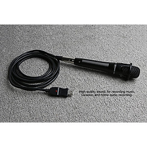 NewBEP USB XLR Microphone Cable,10Ft USB Male to XLR Female Mic Link Converter Cable Studio Audio Cable Connector Cords Adapter for Microphones or Recording Karaoke Sing