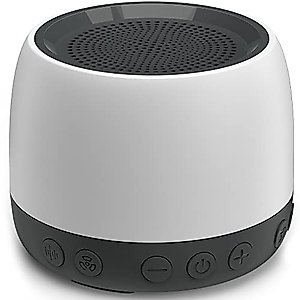 elesories White Noise Machine, Sound Machine with13 Non Looping Natural Soothing Sounds for Adults Baby Sleeping, Also Be Used as a Multifunctional Speaker for Home, Office Privacy | Nursery | Travel…