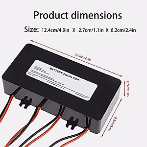 iSunergy Battery Equalizer 48V - Max 4 x 12V Battery Voltage Balancer for Gel Flood AGM Lead Acid Lithium Battery (HA02 Balancer)