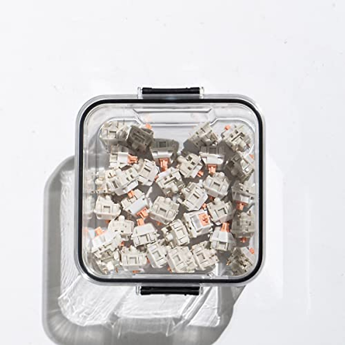 Gliging Switch Storage Mechanical Keyboard Switch Can Keycaps Sealed Can Storage Bottle Display Can Keycap Storage Box