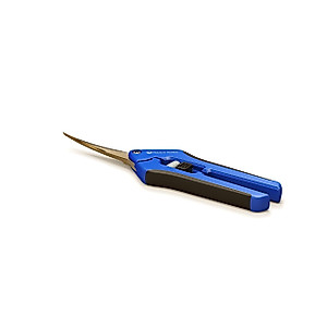 Happy Hydro - Trimming Scissors - Curved Tip - Titanium Coated Blades with Spring-Loaded Comfort Grip Handles - 1 Pack