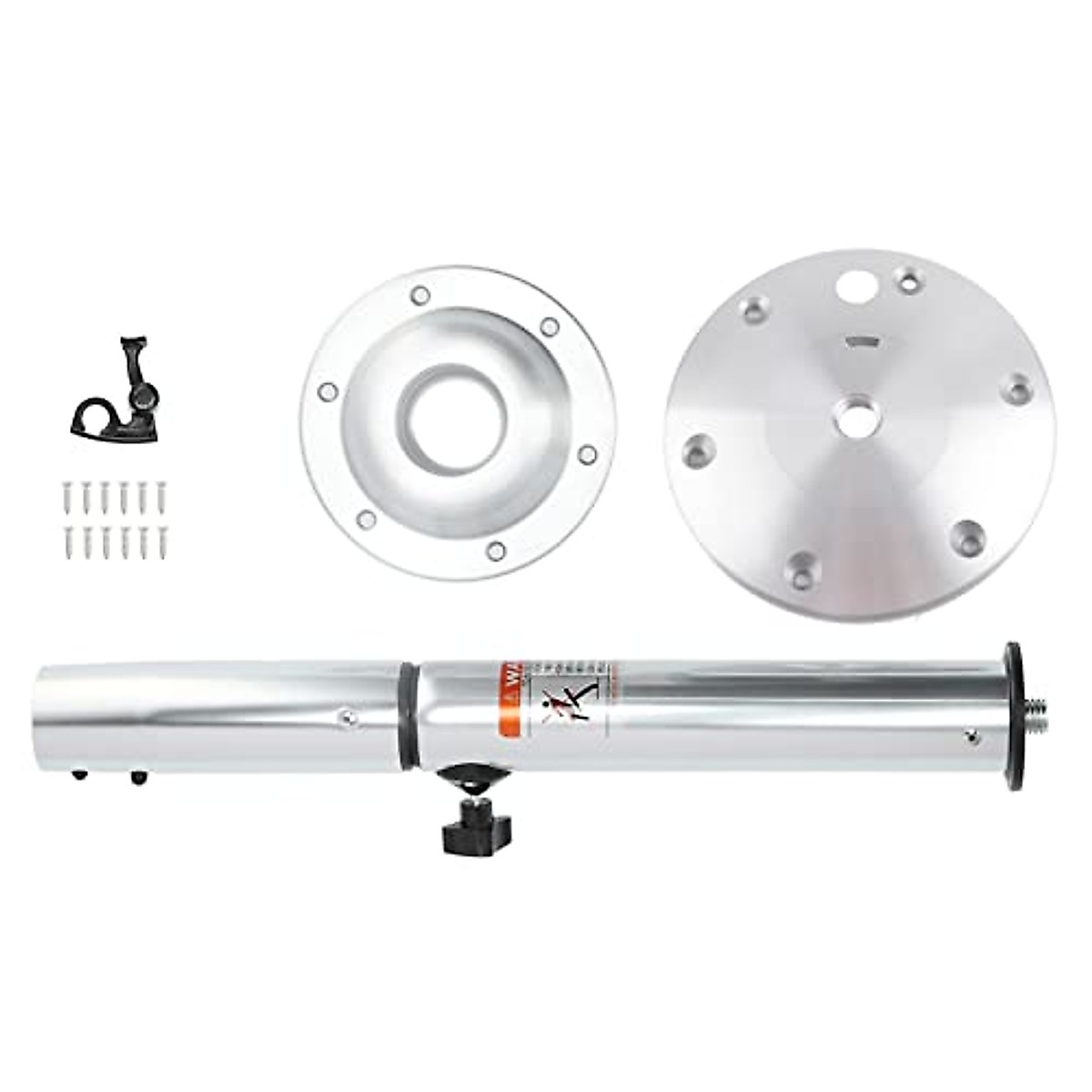 Emoshayoga Telescopic Pedestal, Telescopic 22‑28in Table Pedestal Kit Save Space with City for Motorhomes for Marine Yachts for Station Wagons Motorhomes