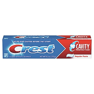 Crest Cavity Protection Toothpaste, Regular, 8.2 Oz (Pack of 6)