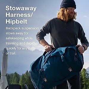 Osprey Farpoint 70 Men's Travel Backpack, Muted Space Blue