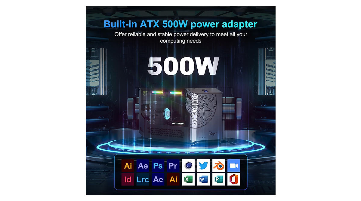 GEEKOM Mini Fun11, 11th Gen Intel Core i9-11900KB Processor, 32GB DDR4 ...