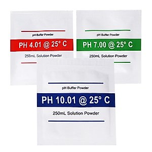 pH Powder Calibration Solution 4.01 7.00 10.01 pH Set - Accurate pH Calibration for Precise Measurement