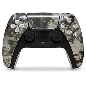WraptorSkinz Skin Wrap compatible with Sony PS5 DualSense Controller Marble Granite 04 (CONTROLLER NOT INCLUDED)