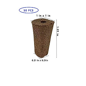 Grow Sponges for Hydroponics Seed Starter Plugs 50 pcs Compatible with AILISS PRO Indoor Garden Kit（Seeds Not Included）