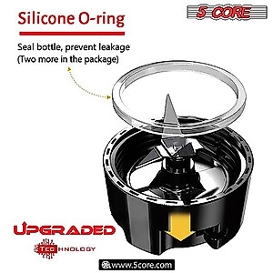 5 Core Smoothie Blender for Shakes and Smoothies, 500ml Powerful 160W Personal Blender & Smoothie Maker with Portable Bottle BPA Free 18 Oz, 4 Stainless Steel Blade, Blenders For Smoothie 5C 421