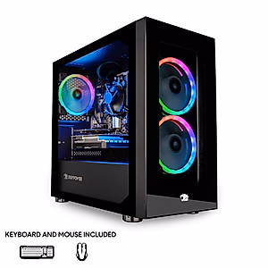 iBUYPOWER Starter PC Computer Desktop Element Mini 167A (AMD Ryzen 5 3600 3.6GHz, NVIDIA GeForce GT 730 2GB, 8GB DDR4 RAM, 240GB SSD, WiFi Ready, Windows 10 Home)