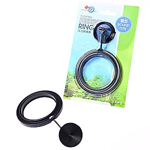 Fish Feeding Round Aquarium Fish Tank Ring Feeder Floating Food Circle 7.5cm