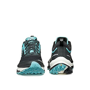 SCARPA Women's Golden Gate ATR GTX Waterproof Gore-Tex Trail Shoes for Trail Running and Hiking - Black/Aruba Blue - 8.5-9 Women/7.5-8 Men