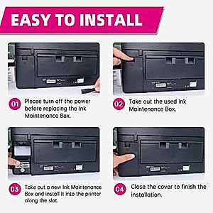 IN INTACTECH T6715 T6716 Maintenance Box Replacement for T671500 Ink Maintenance Box Work for Workforce Pro WF-4740 WF-4730 WF-3820 WF-4830 WF-4720 EC-4020 WF-4734 EC-4030 WF-C5210 WF-C5290 WF-C5710