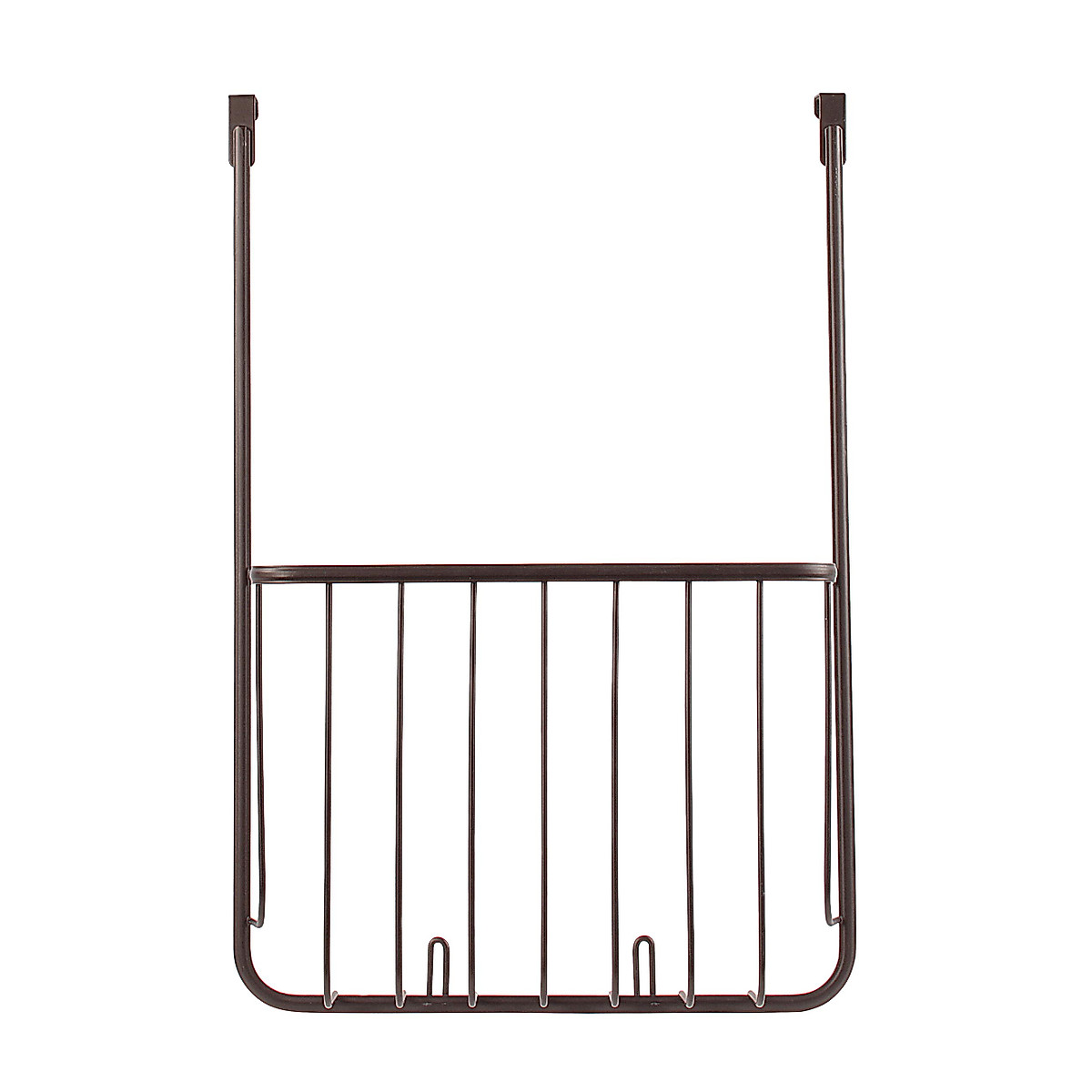 Spectrum Diversified Ashley Board & Bakeware Holder No-Installation Cupboard Cookie Sheet, Cutting Board Organizer for Cabinet, Baking Accessory Storage, Large, Satin Nickel