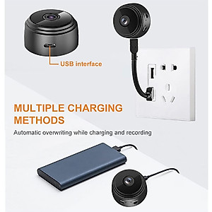 Enzemit A9 Mini Camera WiFi 1080P HD IP Camera Home Security Magnetic Wireless Mini Camcorder Micro Video Surveillance Camera with IR Night Vision