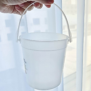 Debouor Ice Bucket for Parties Plastic Drink Reusable Waterproof Punch Bowls Large Capacity Smoothie 1 Liter Wine Beer Buckets Containers Kids Adults Beach Pool (A1,10pc, One Size)