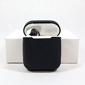 APSkins Silicone Case and Stylish Skins Compatible with Apple AirPod Accessories (Admiral Blue Case & Skin)