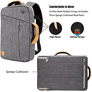 ECCRIS 14 in Laptop Bag Compatible with Samsung Galaxy Book4 Pro, Galaxy Book4 Edge, Galaxy Book3 Pro, Galaxy Book2 Go, Book Go