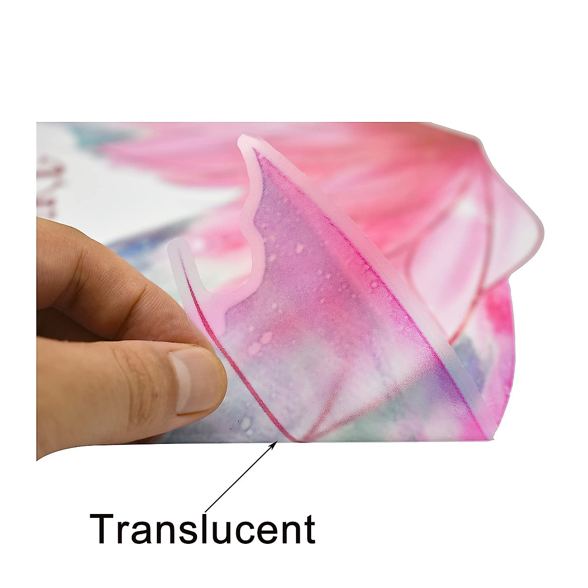 Pinenjoy Pink Butterfly Quotes Wall Decal Think Believe Dream Dare Inspirational Saying Wall Stickers Self-Adhesive Vinyl Wall Decor for Women Girls Bedroom Living Room Nursery