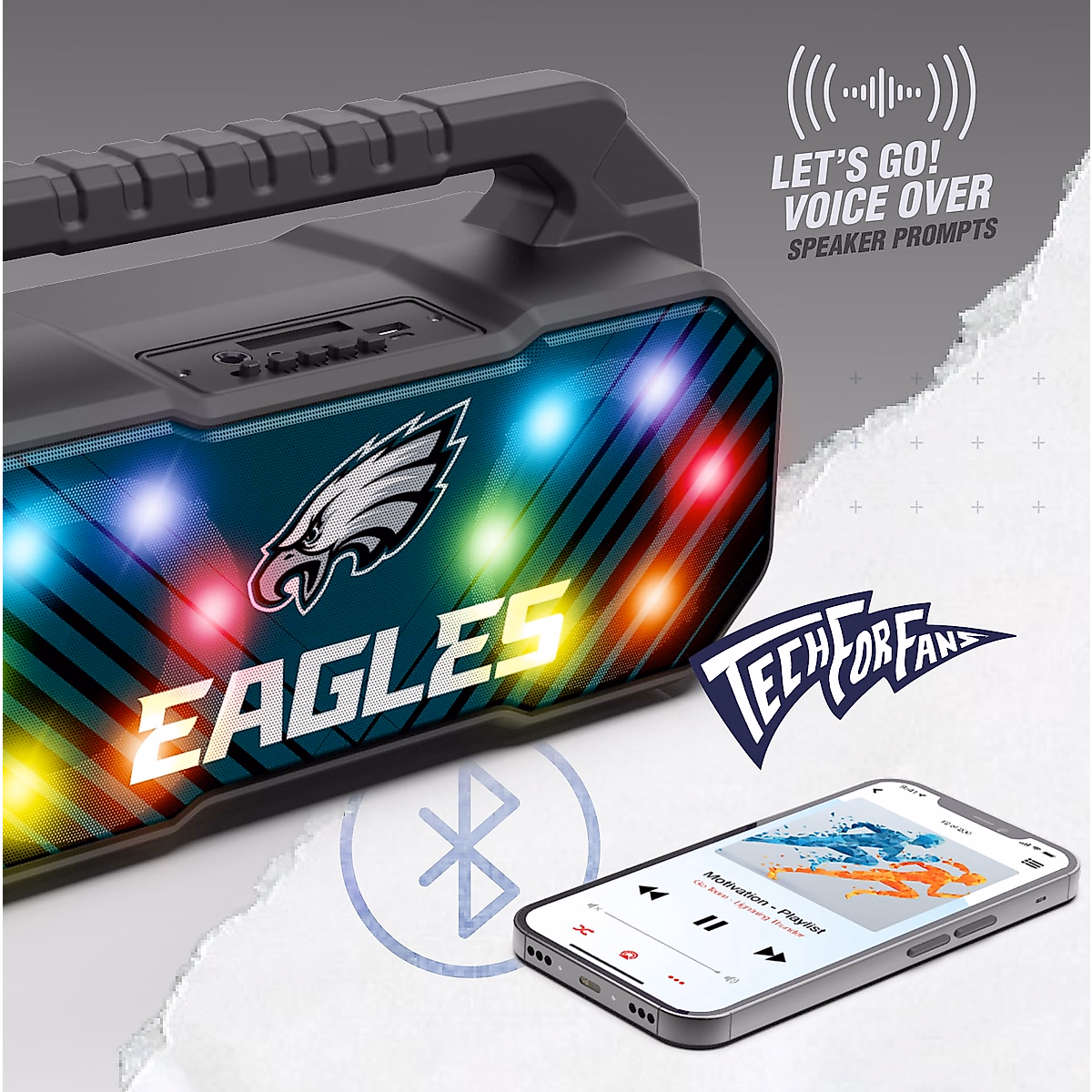 SOAR NCAA Wireless Boombox Speaker, Florida State Seminoles