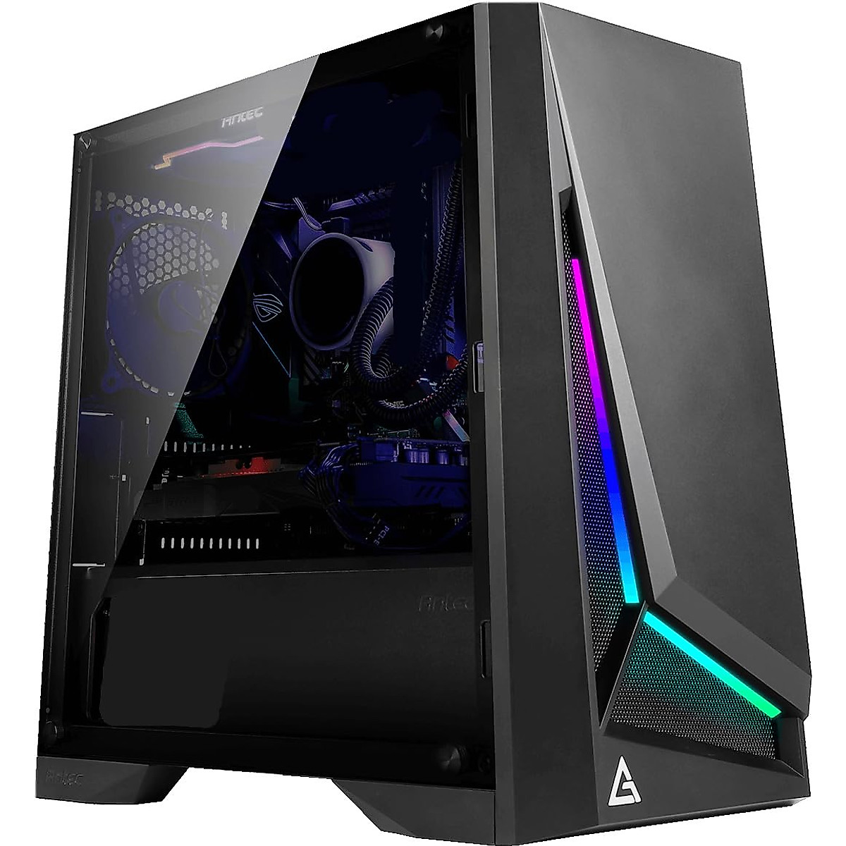 Centaurus Andromeda A3 Gaming PC - AMD Ryzen 7 5800X, 32GB RAM, Radeon RX 6700 XT 12GB, 1TB NVMe SSD, Windows 11 Pro, AC WiFi. Liquid Cooler, RGB LEDs, VR Ready Gaming Computer