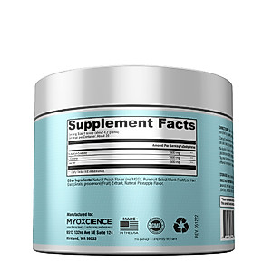 MYOXCIENCE NAC + Glycine Supreme N-Acetyl-L-Cysteine, Glycine and Taurine Combination,Powder