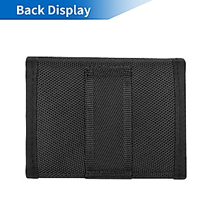 Glove Pouch for Duty Belt, Double Glove Holder Latex Disposable Pouch Nylon for Police Firefighter EMS Paramedic First Responders Ullnosoo for 2 and 2.25" Belt