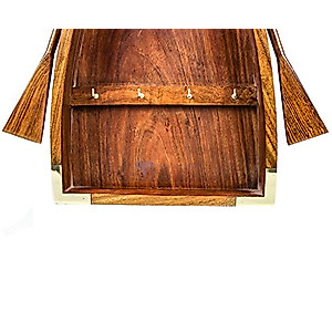 Nagina International Nautical Handcrafted Boat Key Cabinet with Key Hooks | Maritime Home Decor Products