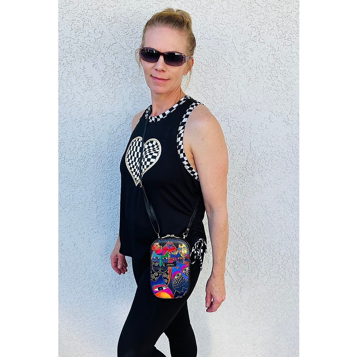 Monarque Crossbody, Signature Artists (Laurel Burch Fantasticats)